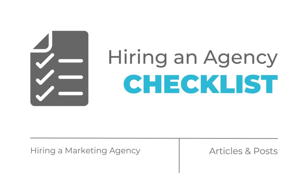 Hiring an Agency Checklist - MOCK, the agency